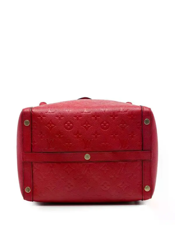 LOUIS VUITTON 2014 Monogram Empreinte Marais Mm Handbag - Red