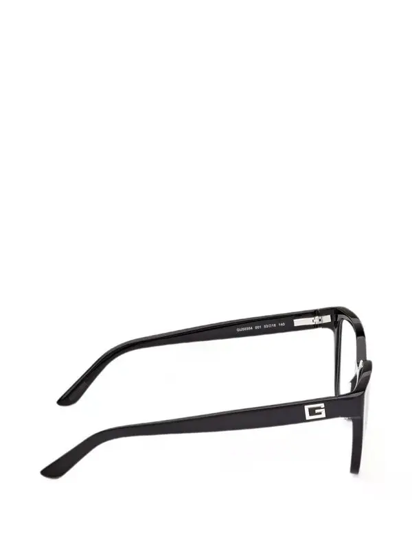 Guess Logo-plaque Square-frame Glasses