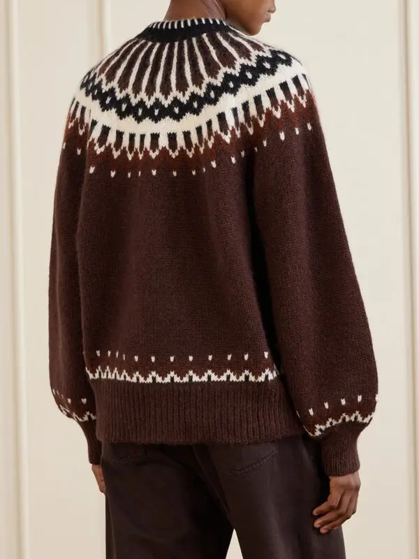 DÔEN Hue Knitted Wool-blend Cardigan
