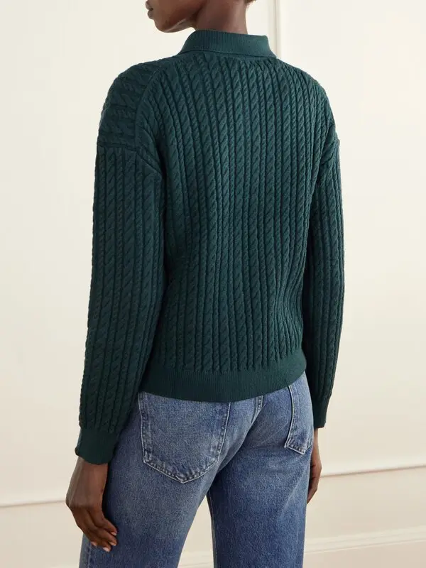 Varley Dottie Cable-knit Sweater