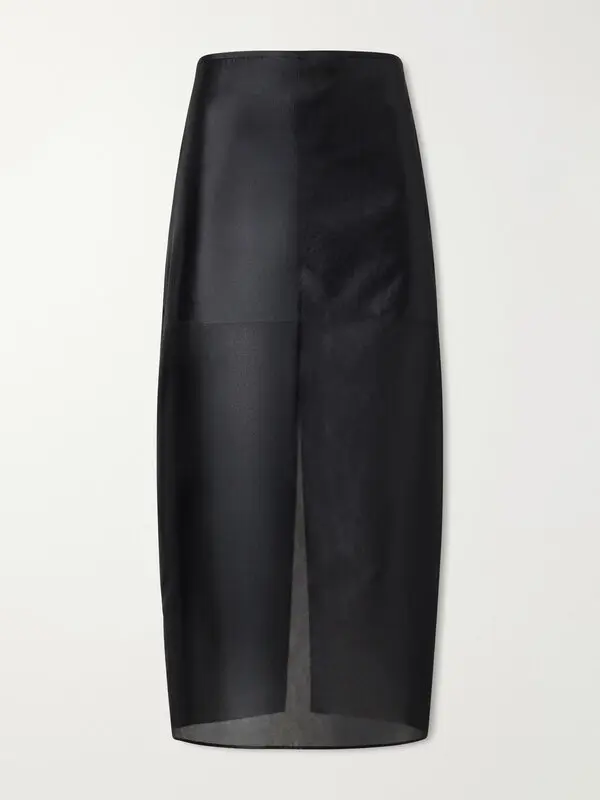 ALMADA Kiana Organza Midi Skirt