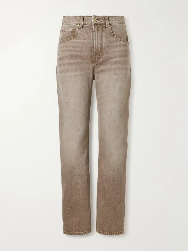 Ossou Drift High-rise Straight-leg Jeans