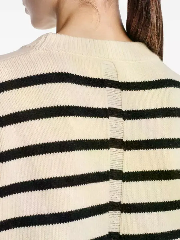 Maria Mcmanus Ladder-stitch Striped Sweater