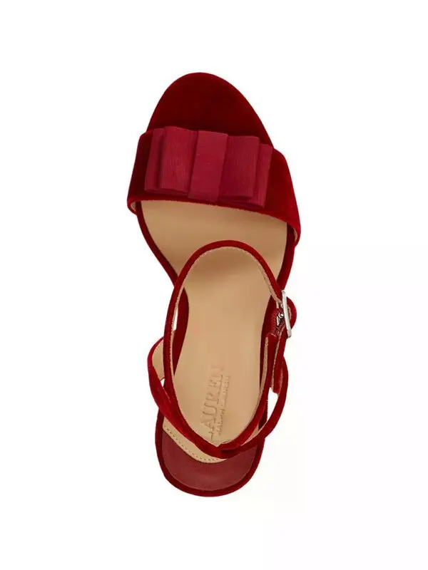 Ralph Lauren Gracy Bow-detail Sandals