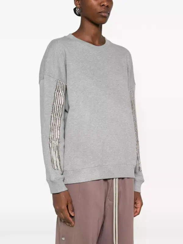 CIRCUS HOTEL Fringe-embellished Sweater