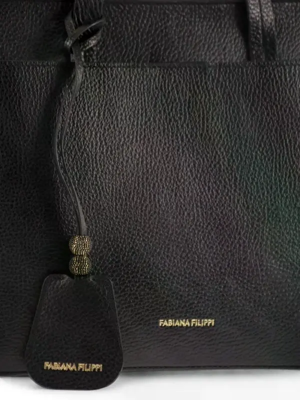 Fabiana Filippi Grained Leather Tote Bag