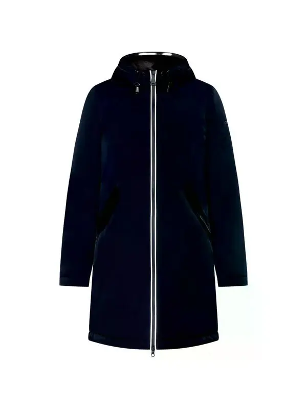 BETTY BARCLAY Hooded Quilted Parka Coat