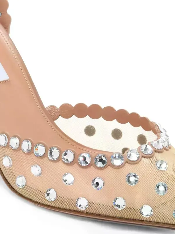 AQUAZZURA Tequila Crystal-embellished Pumps