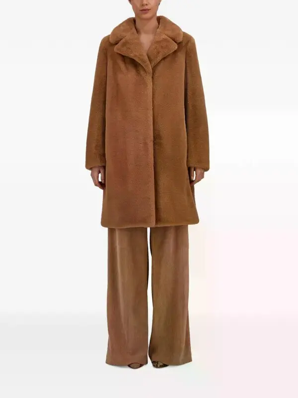 Herno Faux-fur Lapel-collar Coat