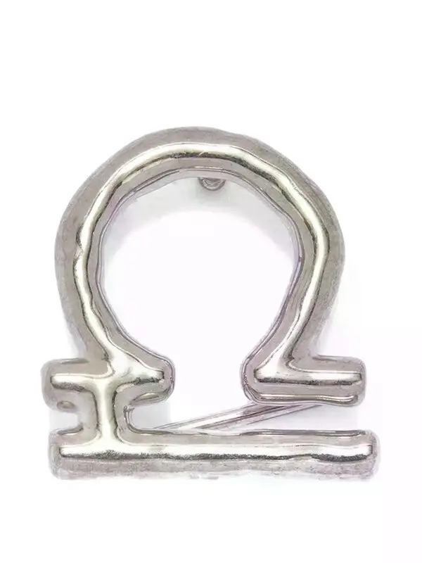 JIL SANDER Zodiac Libra Buckle - Silver