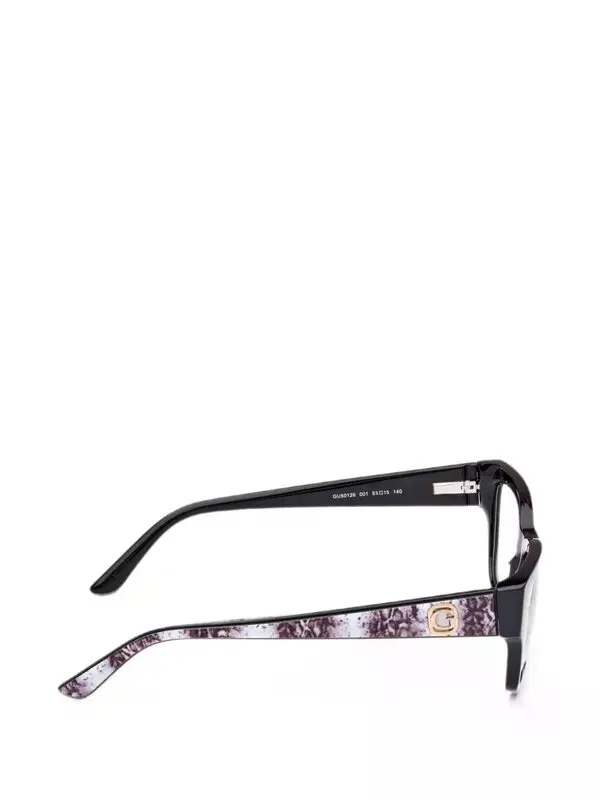 Guess Logo-plaque Square-frame Glasses