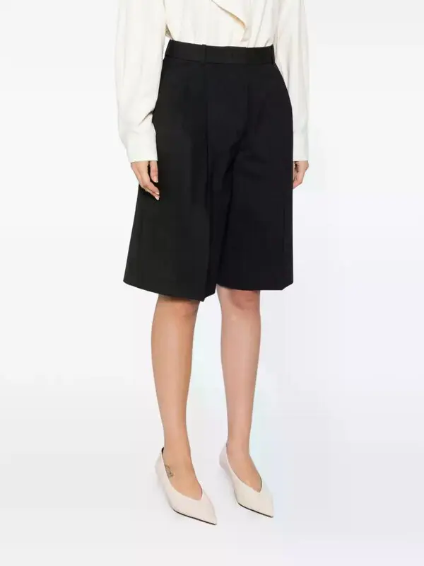 JOSEPH Gabbie Pleated Shorts