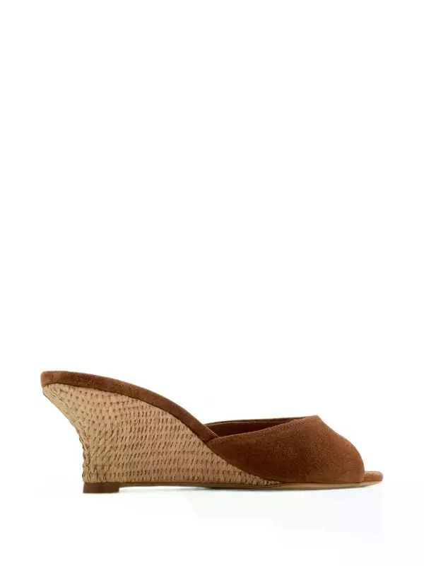 Staud Woven Wedge Mules