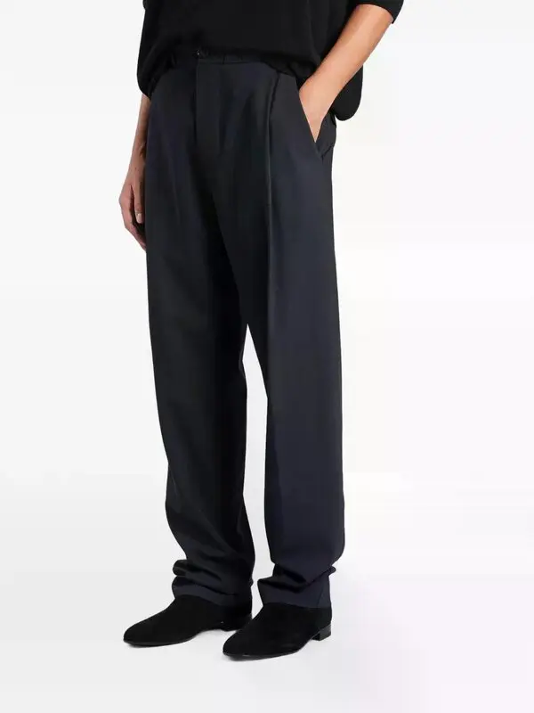 ANIPS Pleated Straight-leg Trousers