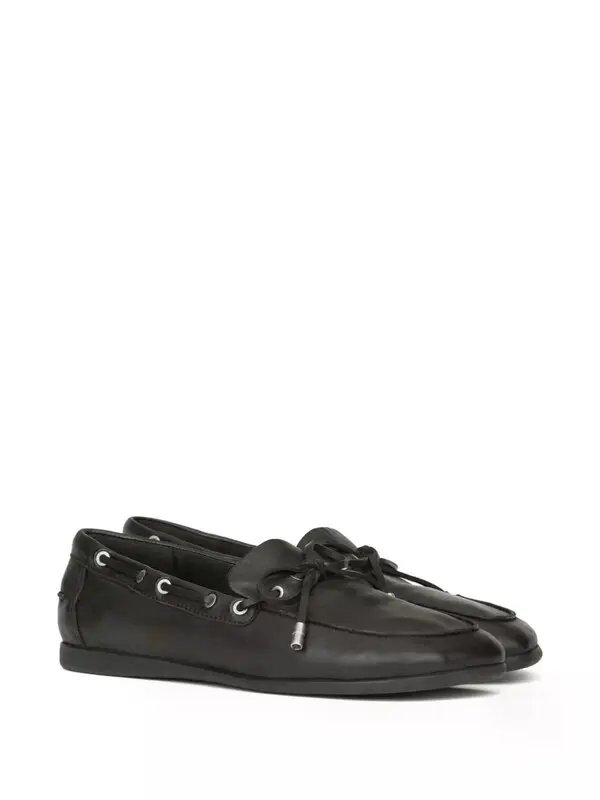 Ash Joker Leather Loafers - Black