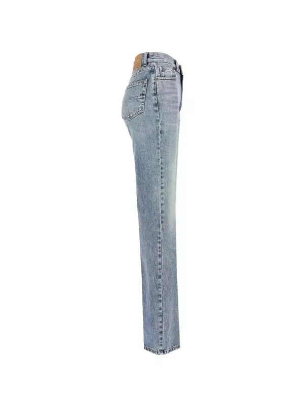 Mauro Grifoni Faded Straight-leg Jeans