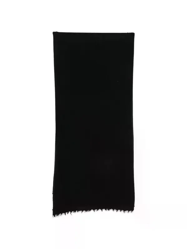 RUNDHOLZ Frayed Scarf - Black