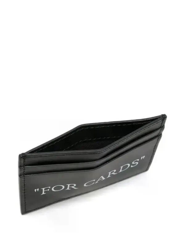 Off-White Quote Leather Cardholder