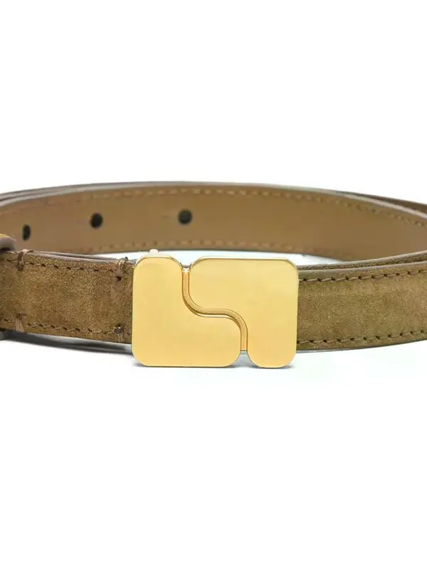 Soeur Mini Ninon Logo-plaque Belt - Brown