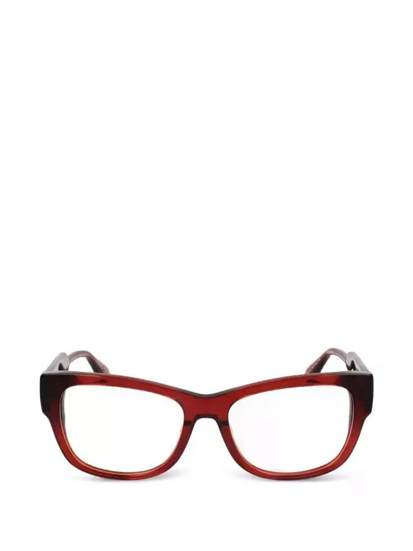 MAX&CO. Logo-plaque Glasses - Red