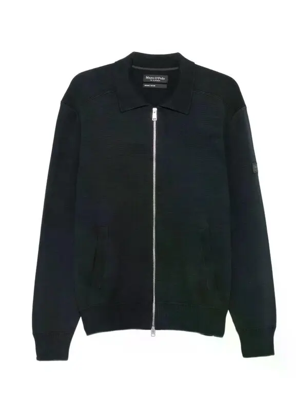 Marc O'polo Zip-up Collared Cardigan