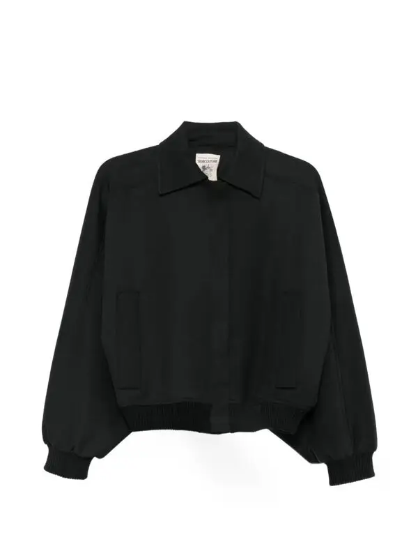 SEMICOUTURE Balloon-sleeve Bomber Jacket
