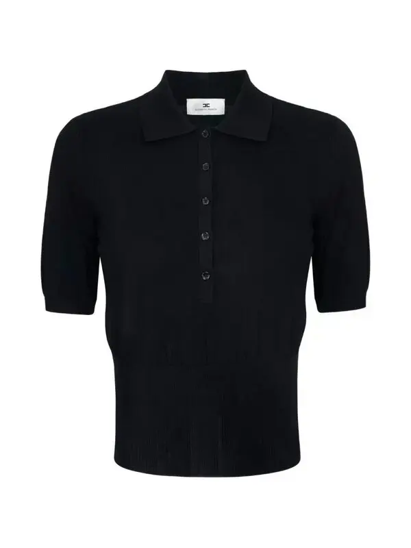 Elisabetta Franchi Knit Polo Shirt