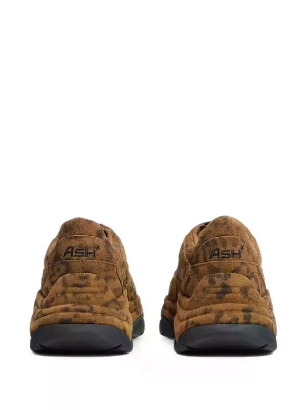Ash Addict Bis Leopard-print Low-top Sneakers