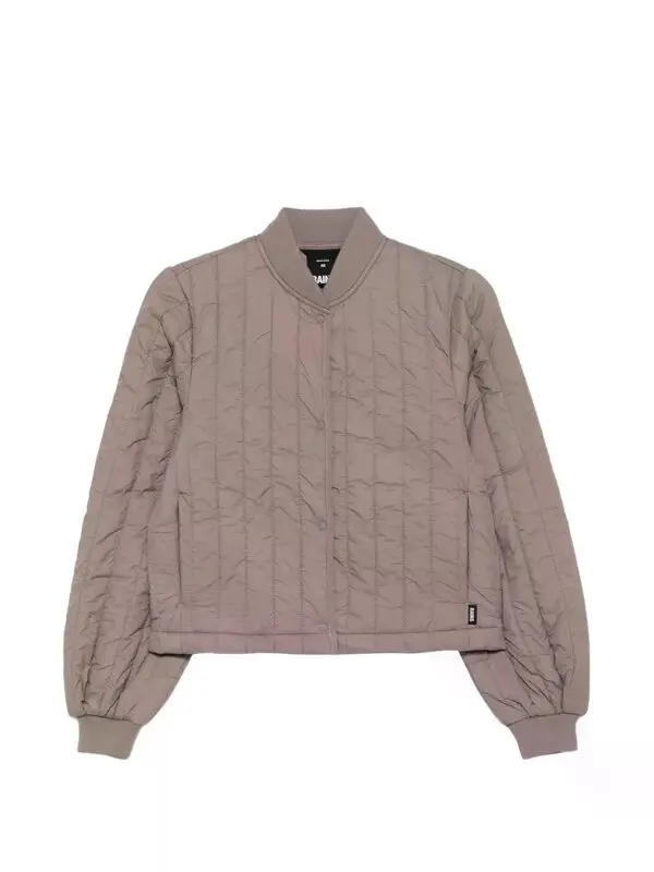 Rains Quilted Bomber Jacket - Neutrals