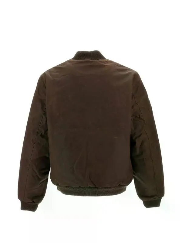 CECCARELLI 7072 New Zip-up Ribbed-trim Bomber Jacket