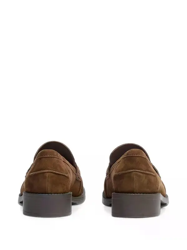 Ash Rusty Ruched Penny-strap Loafers