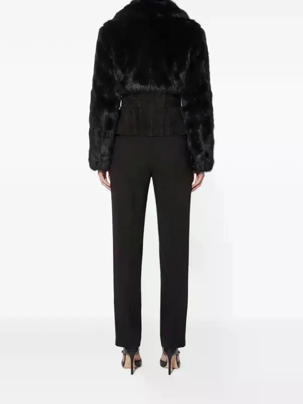Elisabetta Franchi Fur-effect Bustier Jacket