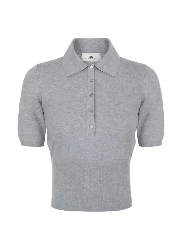 Elisabetta Franchi Knit Polo Shirt