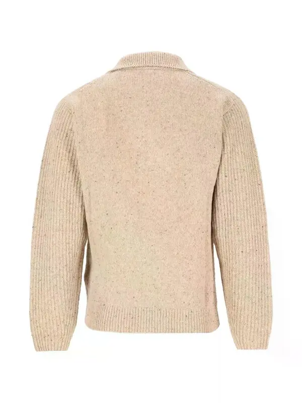 MARANT Button-up Flecked Sweater