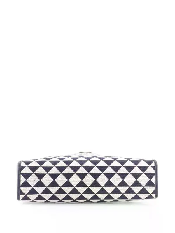 Prada Symbole Shopper Jacquard Large Tote Bag