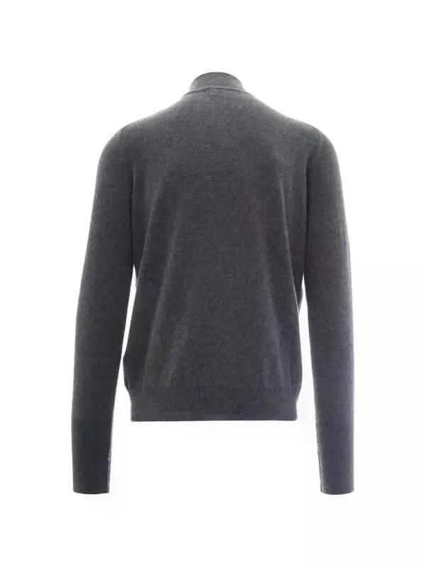 BALLANTYNE Argyle-intarsia Cashmere Cardigan