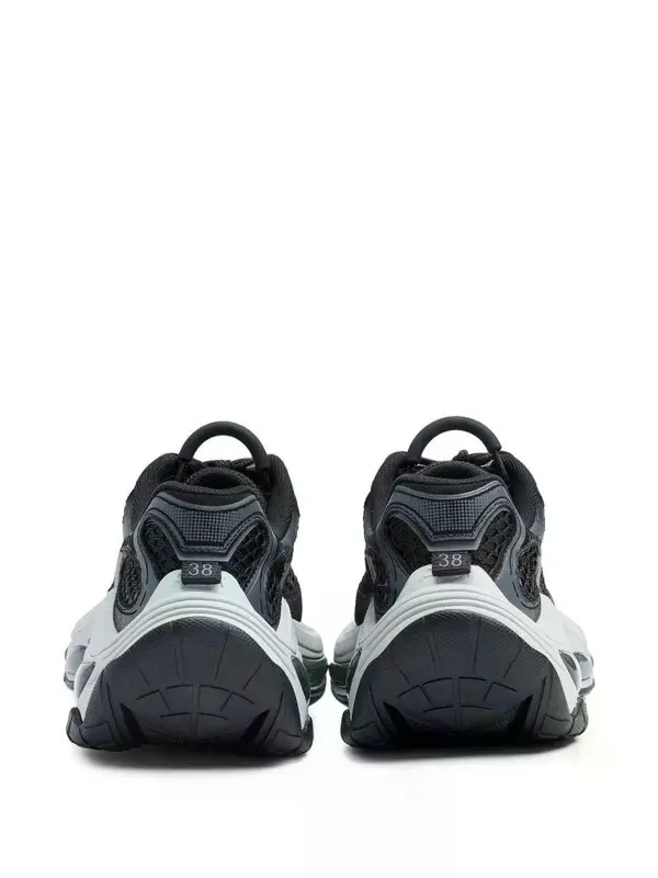 Ash Dragon Mesh-panel Sneakers - Black