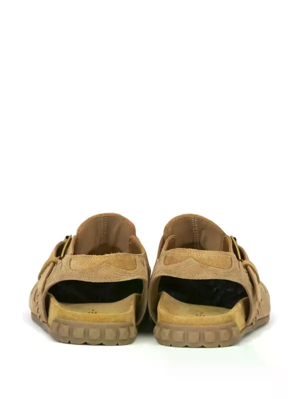 Ash Torpedo Suede Flat Mules