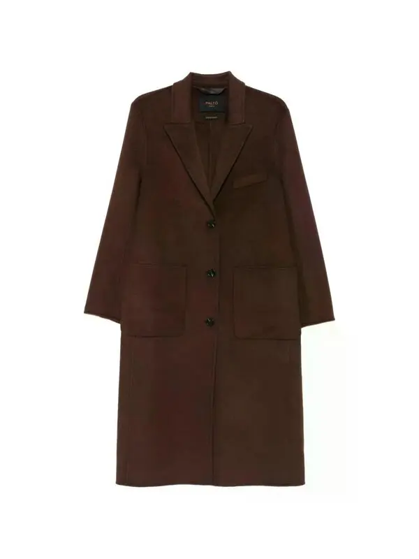 PALTO' Single-breasted Wool Coat