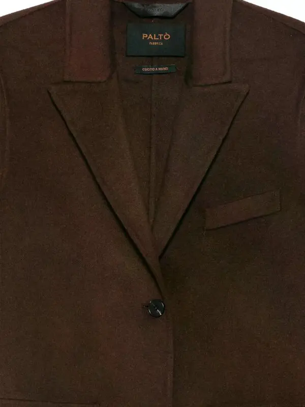 PALTO' Single-breasted Wool Coat