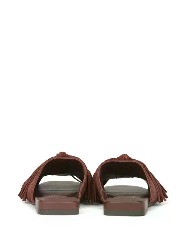Ash Brigitte Fringed Sandals - Brown