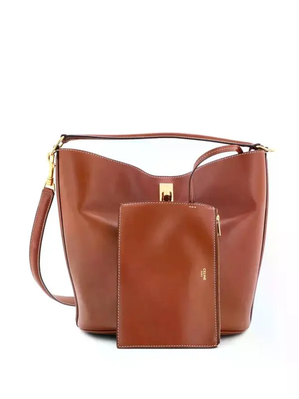 Celine 16 Bag Leather Bucket Bag