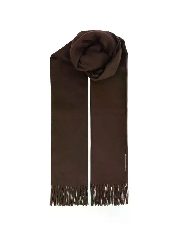 Eric Bompard Fringed Cashmere Scarf