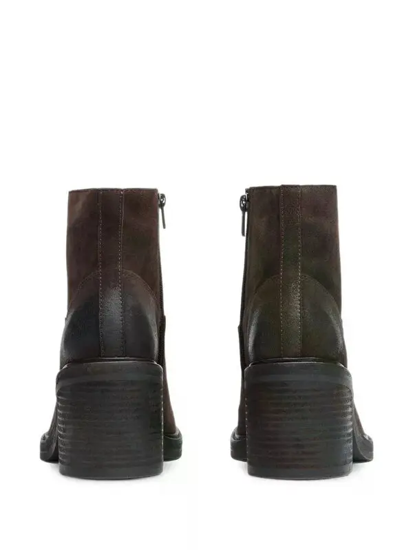 Ash Impatiens Distressed-effect Ankle Boots