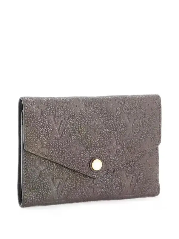 LOUIS VUITTON Victorine Wallet Monogram Empreinte Leather Small Wallets