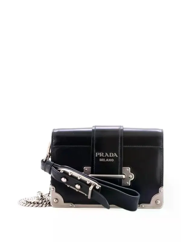 Prada Cahier Chain City Calf Small Crossbody Bag