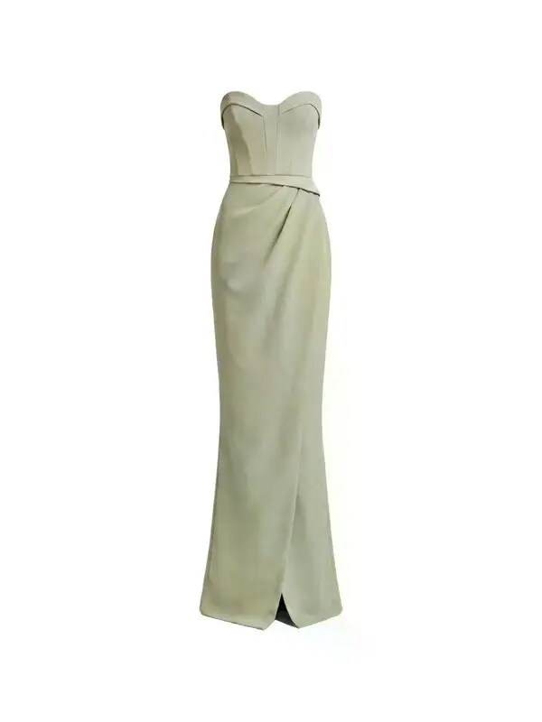 GEMY MAALOUF Strapless Draped Dress