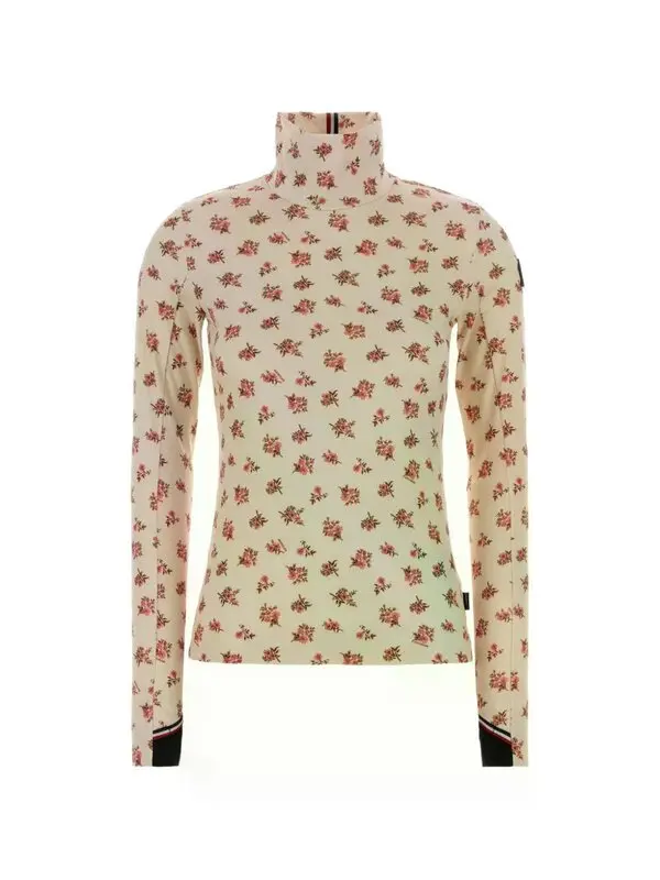 Moncler Floral-print High-neck Base Layer