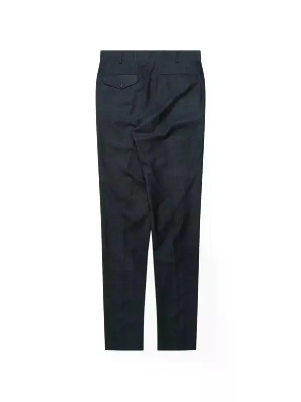 Comme Des Garçons Check-pattern Tailored Trousers