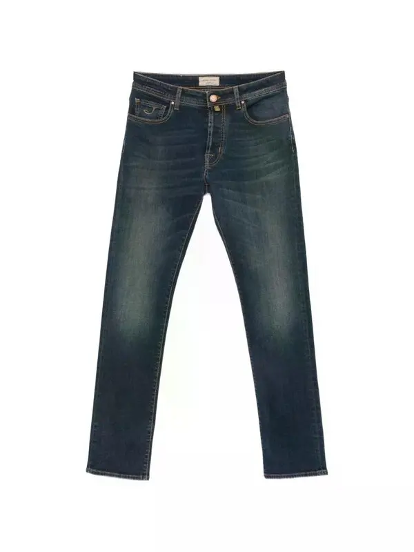 JACOB COHЁN Faded-effect Straight-leg Jeans